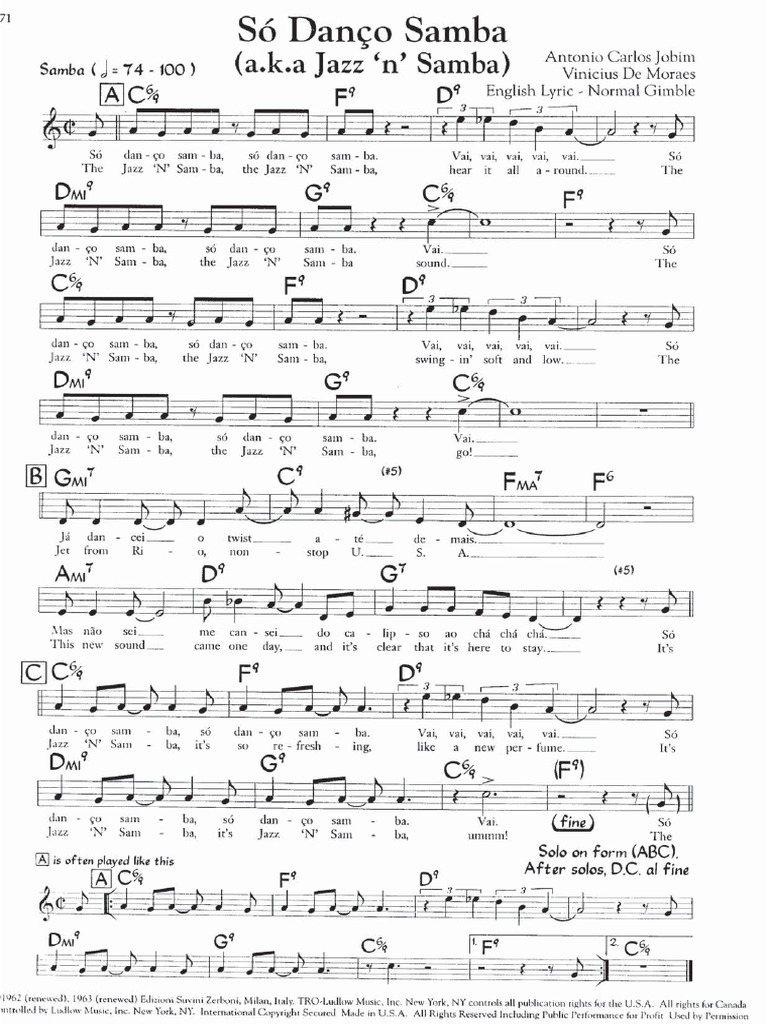 So Danco Samba | PDF