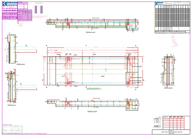 For Construction: Mesh Detall Side Elevation | PDF | Civil Engineering ...