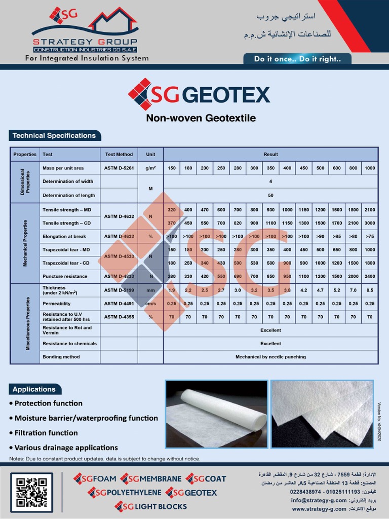 SG Geotex | PDF