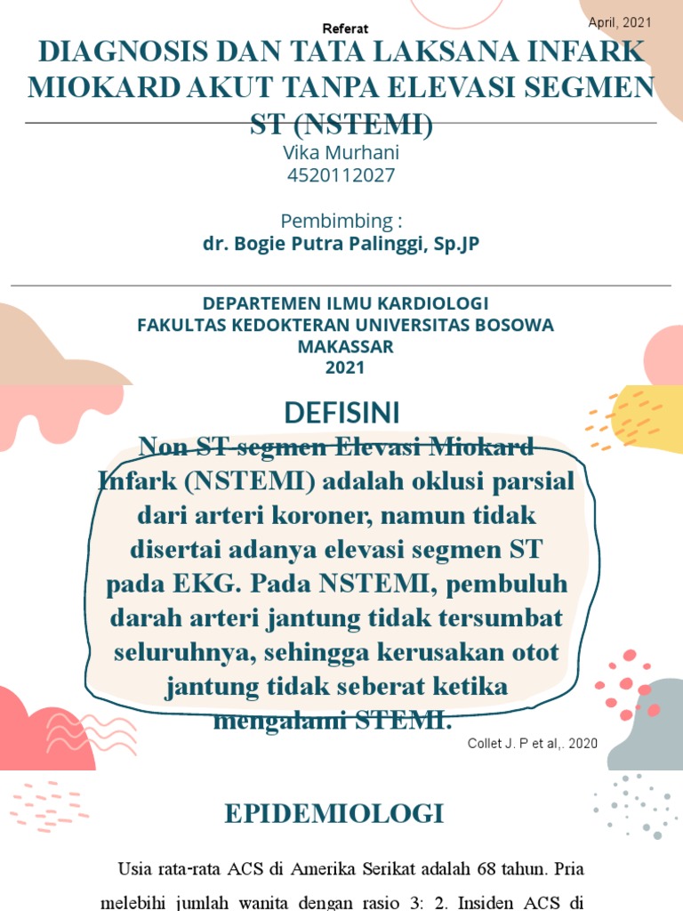 Vika Murhani Referat NSTEMI | PDF