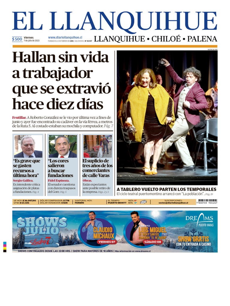 El Llanquihue 070723 | PDF | Economias | Business