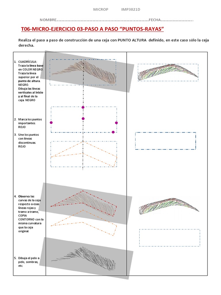 t06 Micro Ejerc 03 Puntos Rayas | PDF