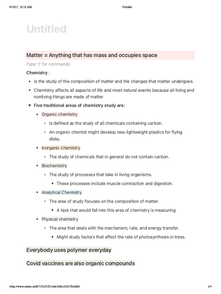 Chemistry Notes | Download Free PDF | Chemistry | Organic Chemistry