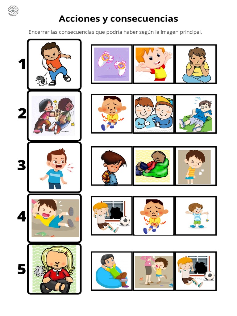 TAF KIDS - Acciones y Consecuencias | PDF