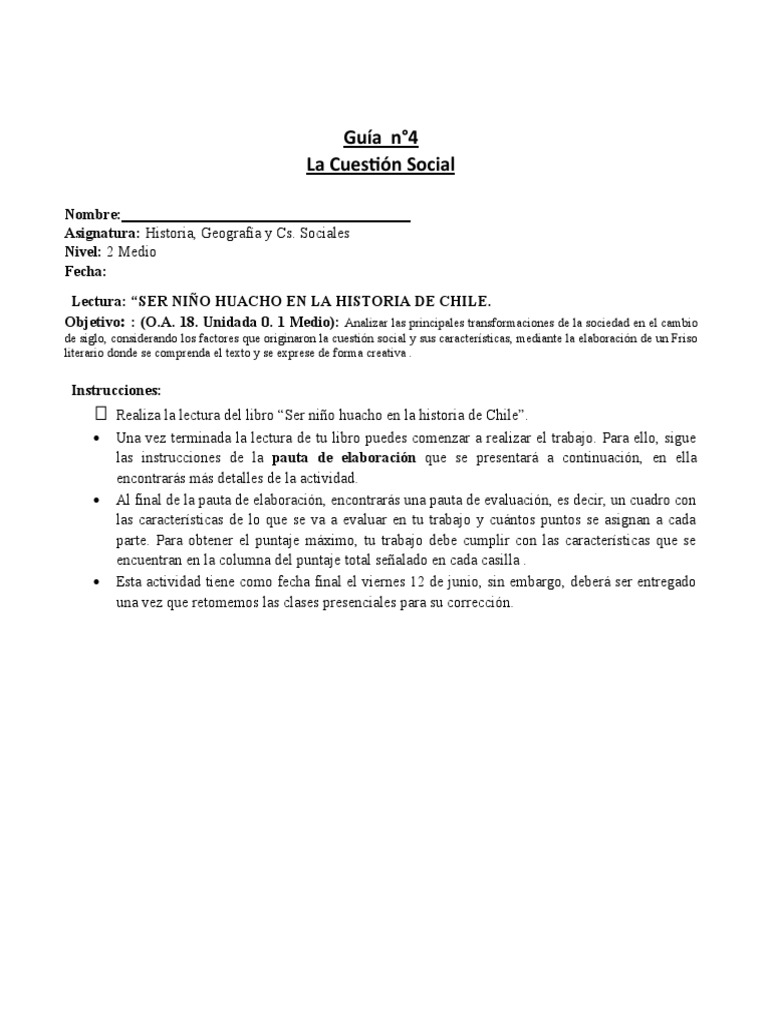 Guia Elaboración de Un Friso | PDF