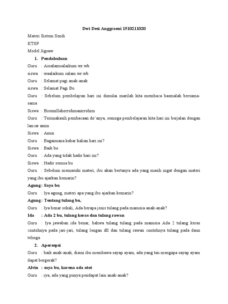 Skenario Desi | PDF | Pengembangan Diri