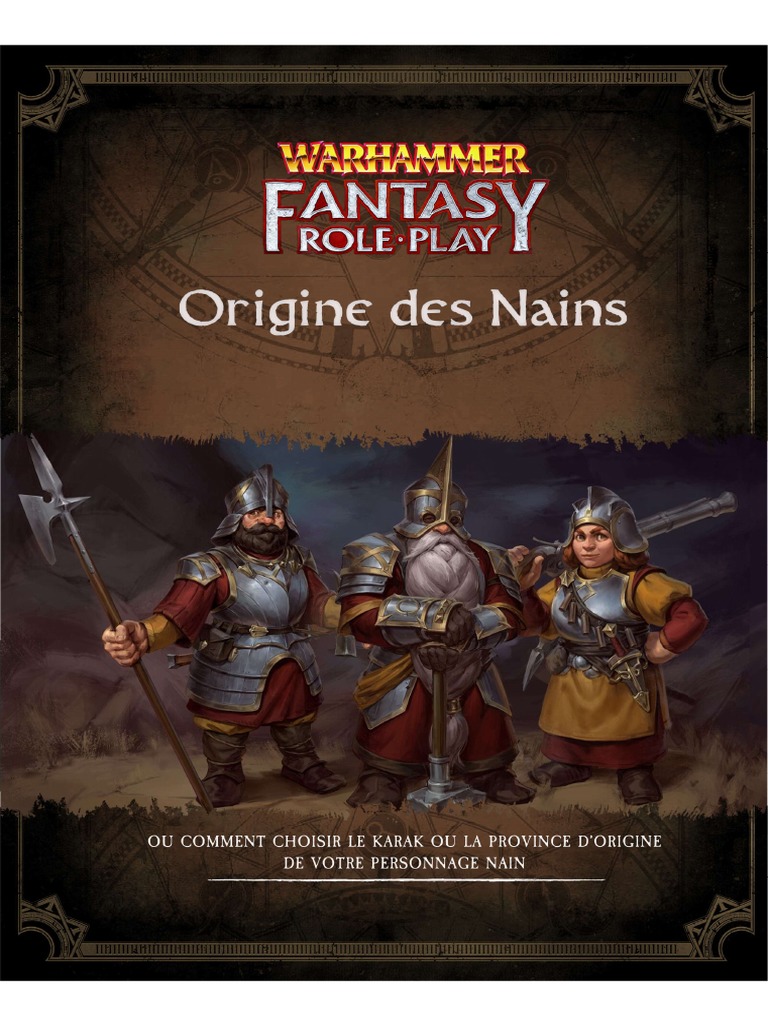 Origines des Nains dans Warhammer | PDF | Exploitation minière | Métaux
