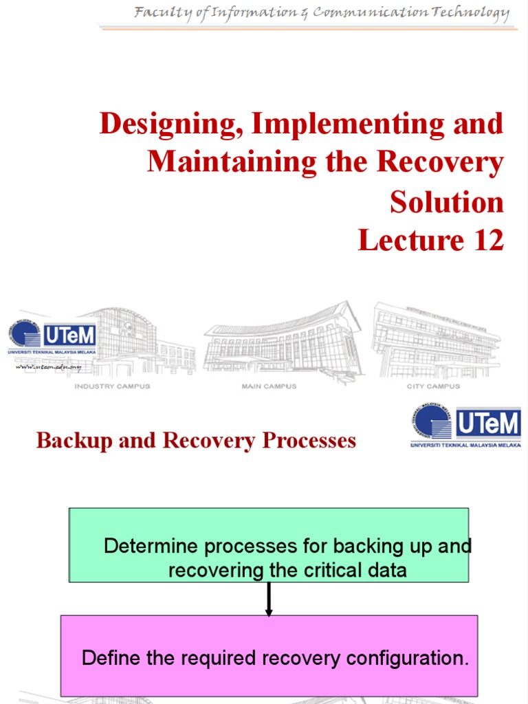Rai 11 Itsec Design Implementing Maintaining Recovery | PDF | Backup ... Rai 11 Itsec Design Implementing Maintaining Recovery | PDF | Backup ...