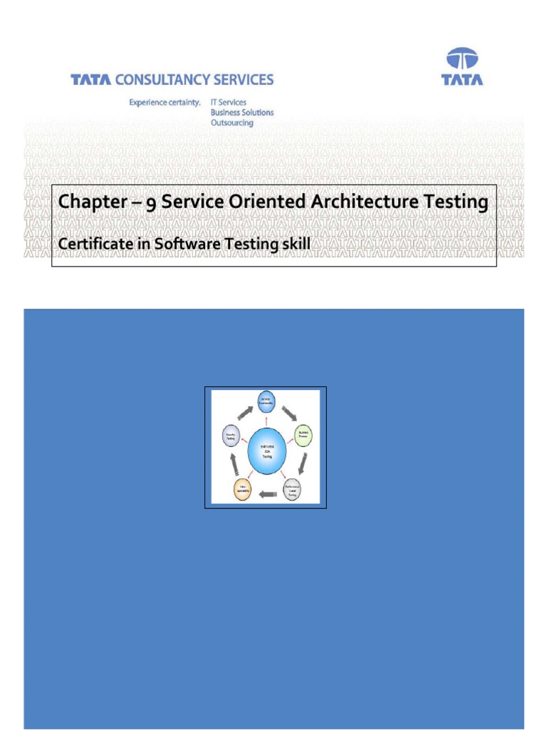 Chapter 9 Service Oriented Achitecture Testing v1.1 | Download Free PDF ...