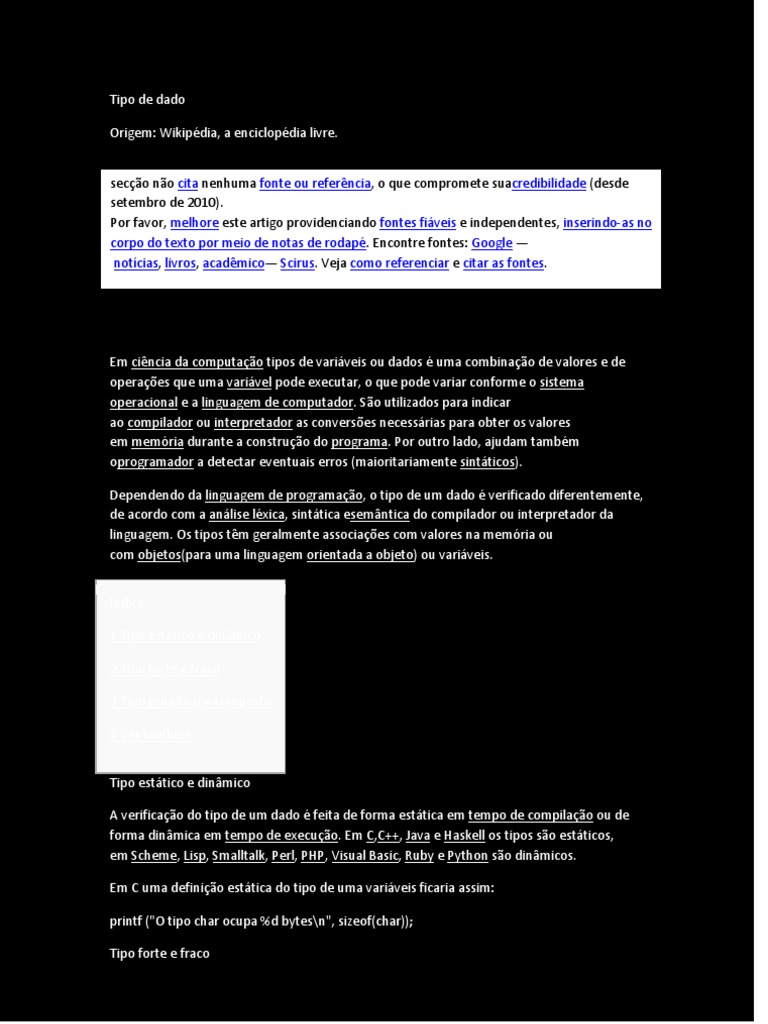 Os principais tipos de dados primitivos em Java e suas características ...