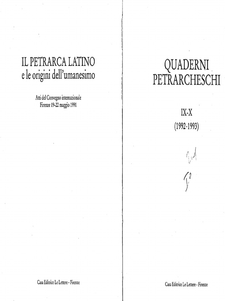 J.B. Trapp - The Iconography of Petrarch in The Age of Human | PDF