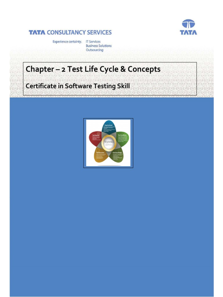 Chapter 2 Test Life Cycle Concepts v1.1 | PDF | Software Testing ...