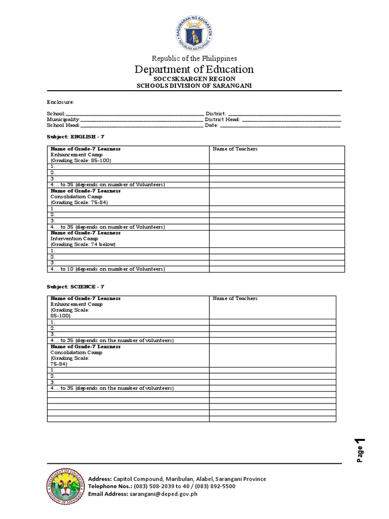 NLC Template | PDF | Childhood | Human Life Stages