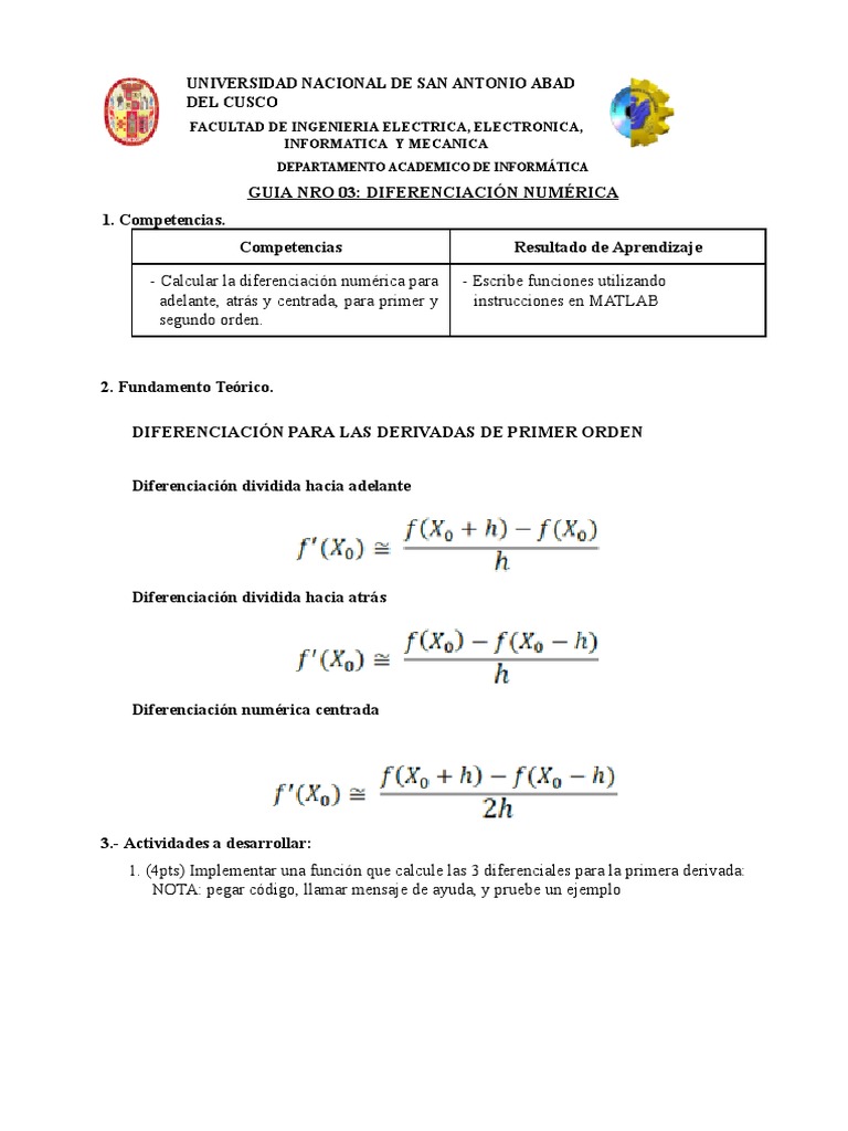 GUIA 03 Diferenciacion Num | PDF | Informática