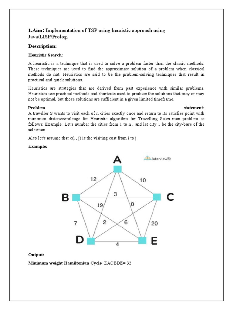Aiml Docx | PDF | Mathematical Optimization | Algorithms And Data Structures
