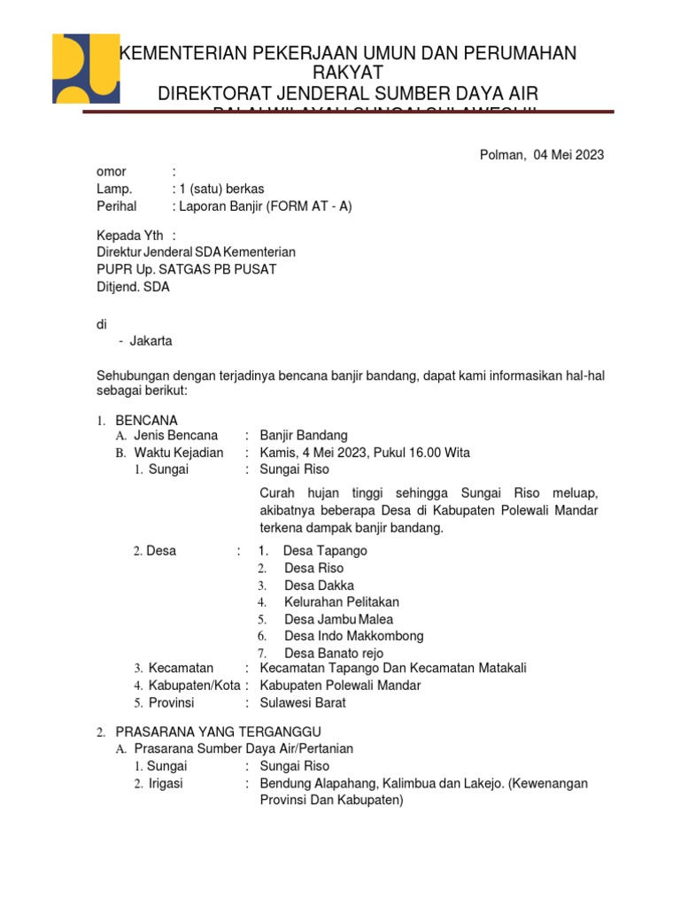 Form A Dan Form B Banjir 11 | PDF