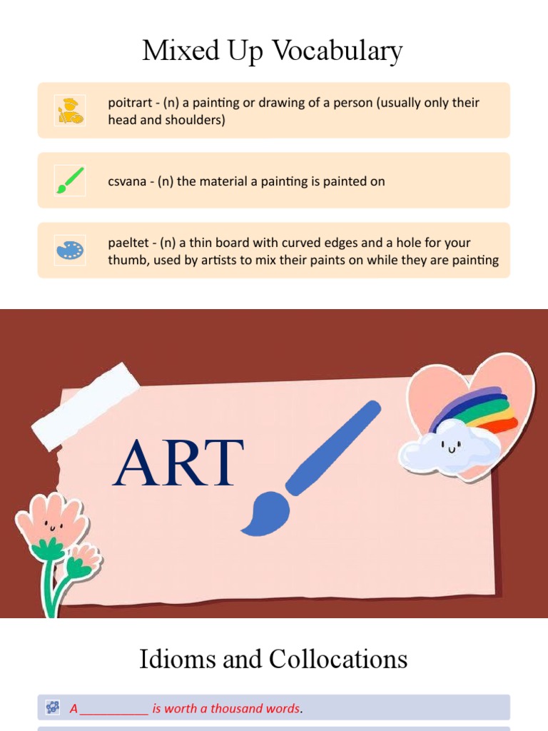 Mixed Up Vocabulary | PDF
