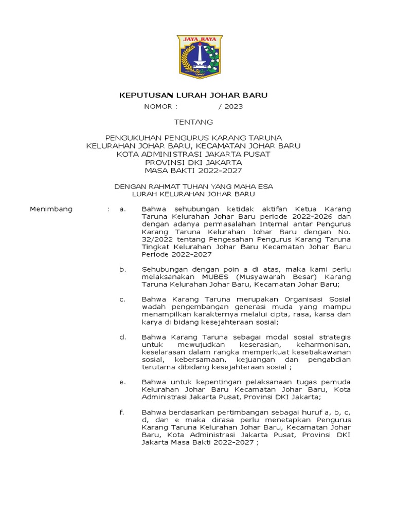 SK KARTA KEL JB FINAL Revisied | PDF