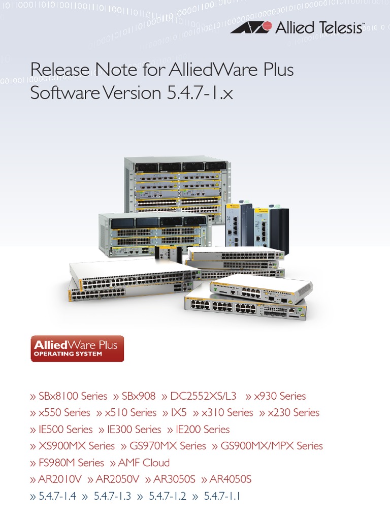 AWP 547 14 Relnote | PDF | Computer Networking | Computing