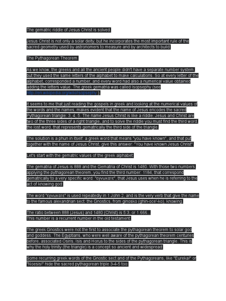 Secret Facts About Jesus and The Worldd | PDF | Gospel Of John | Jesus