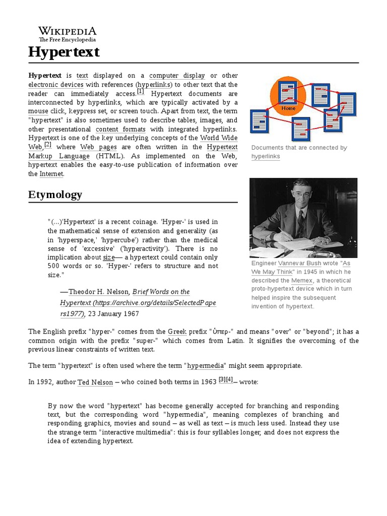 Hypertext | Download Free PDF | Hypertext | Human Communication