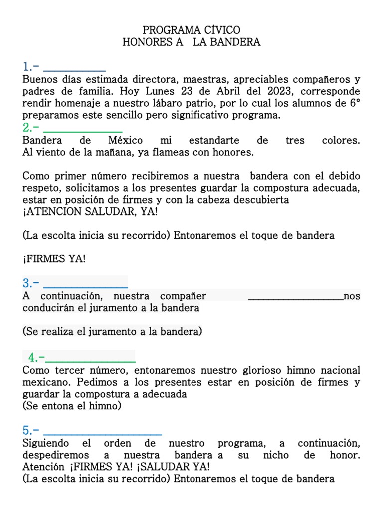 Programa Cívico | PDF