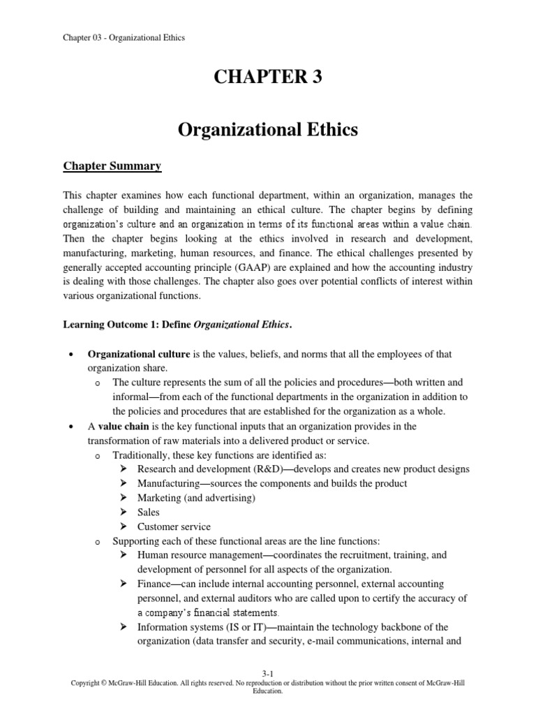 Chapter 3 Notes Pdf Accounting Internal Audit