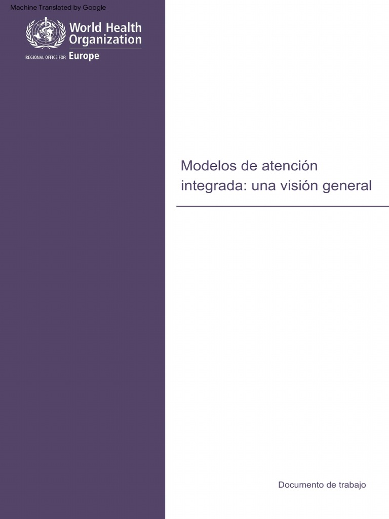 Integrated-care-models-overview (1) | PDF | Hospital | Calidad (comercial)
