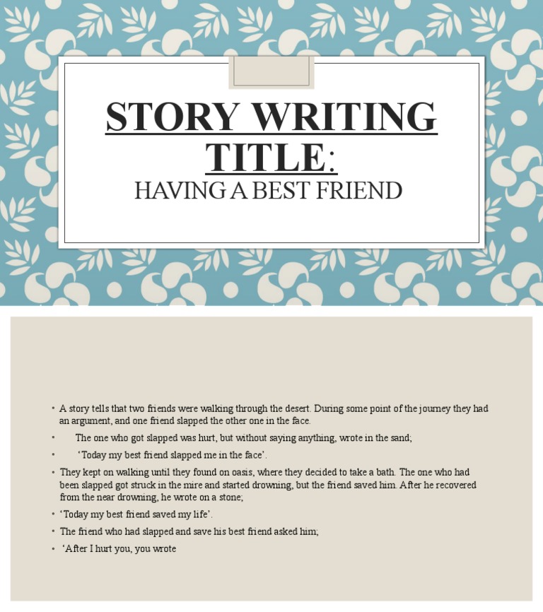 Story Writing | PDF