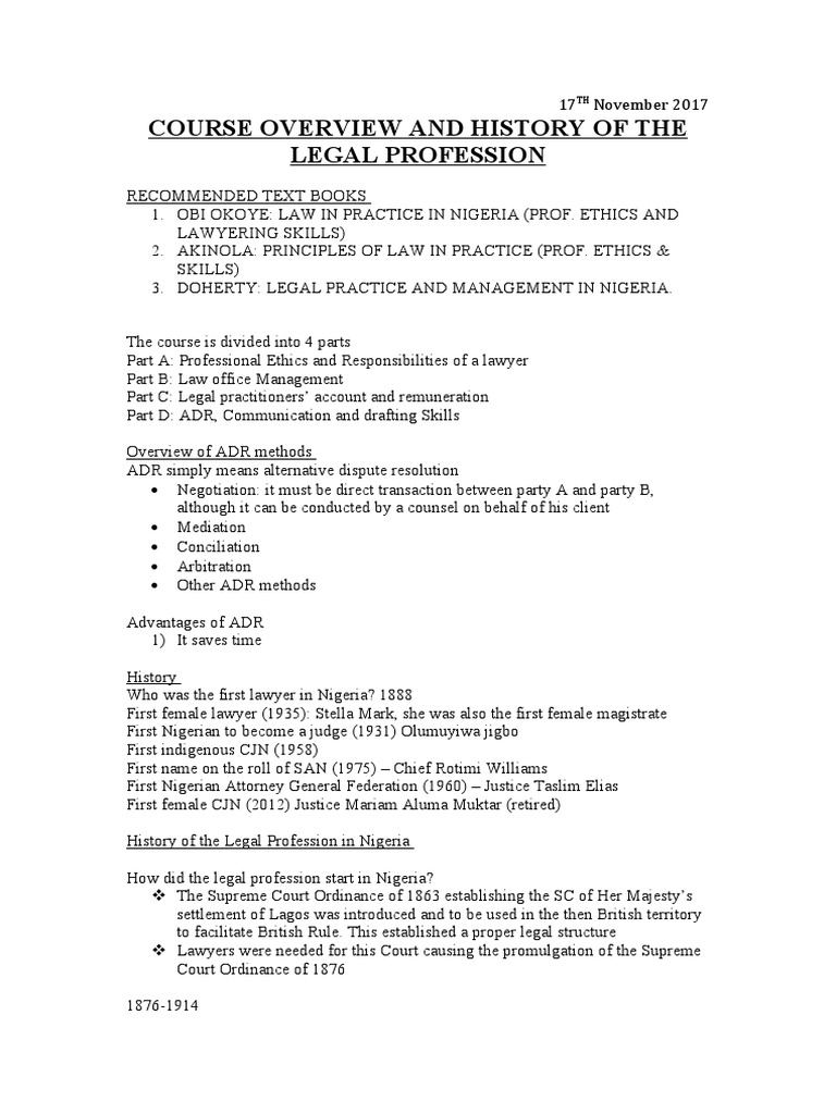 Tinu's Professional Ethics Note 1 | PDF | Barrister | Alternative Dispute Resolution