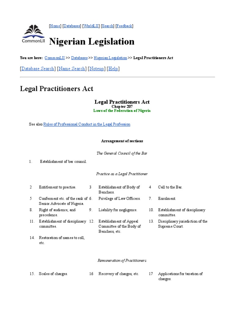 Legal Practitioners Act | PDF | Advocate | Barrister
