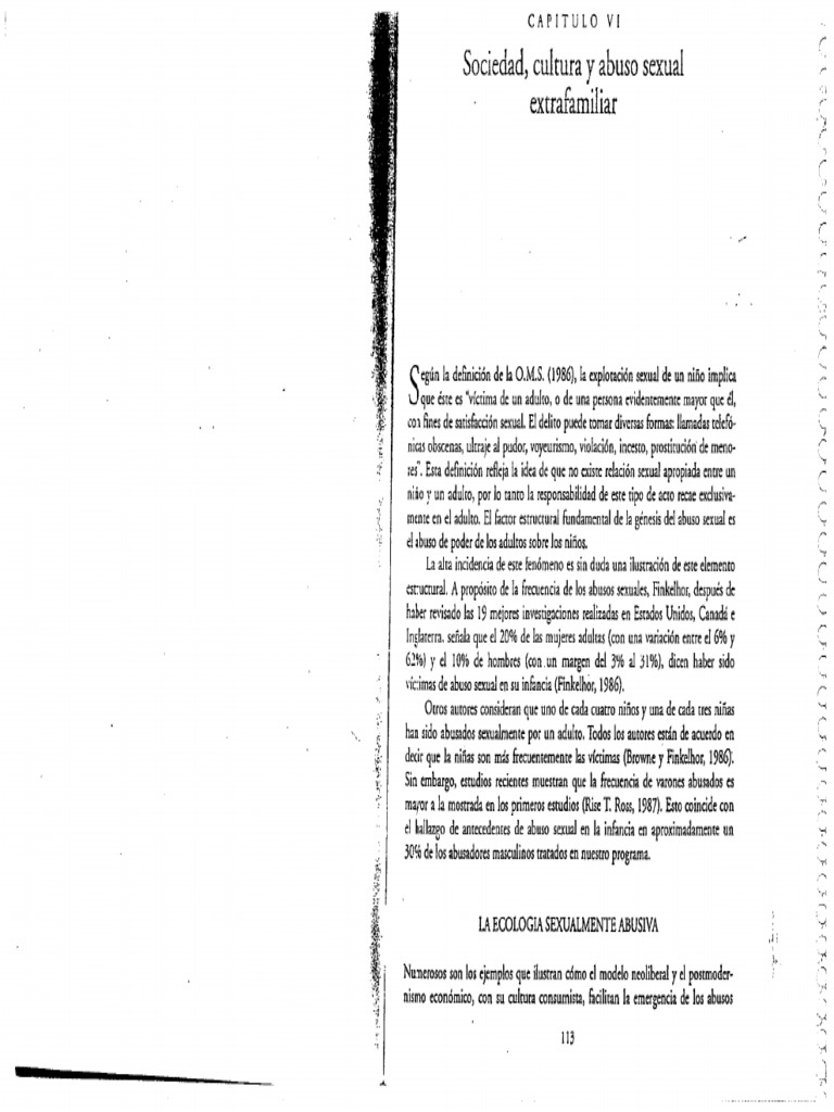 Barudy Maltrato Infantil Ecologia Social Capit 6,7 y 9 | PDF