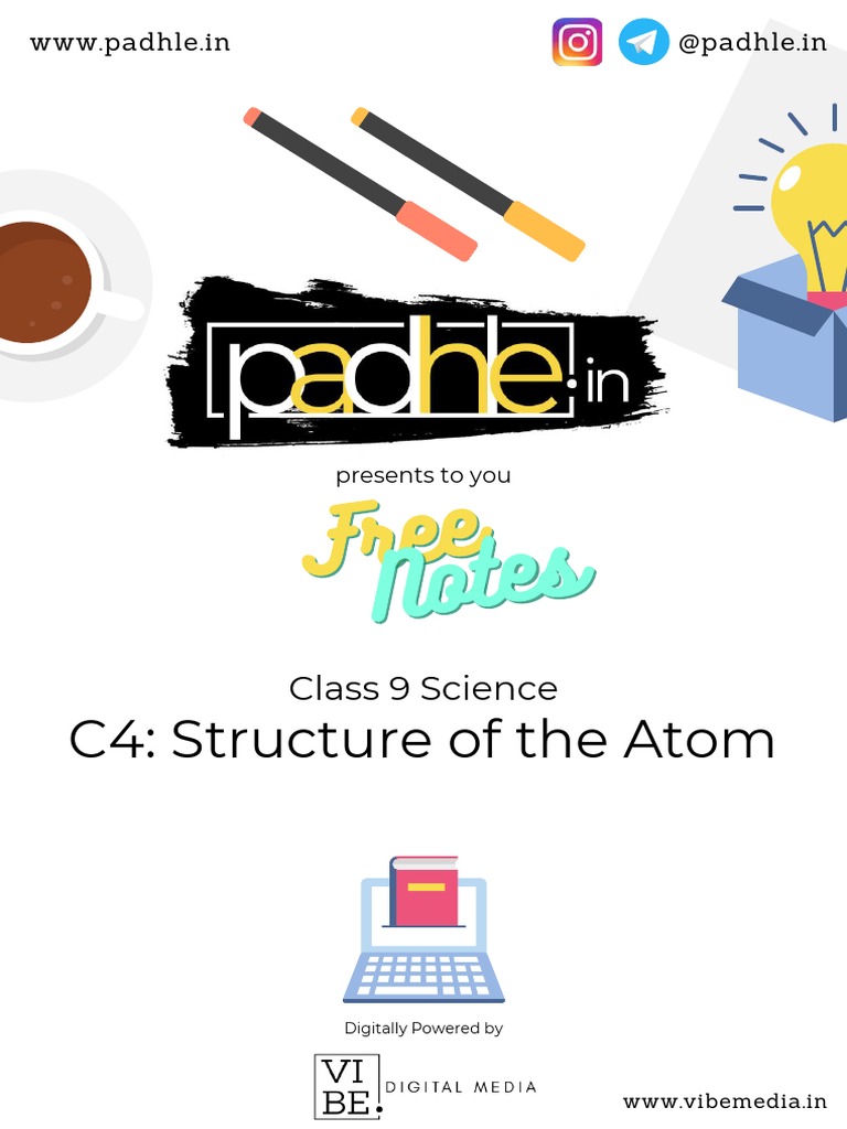 Class 9 Structure of Atom Notes PDF | PDF | Social Science