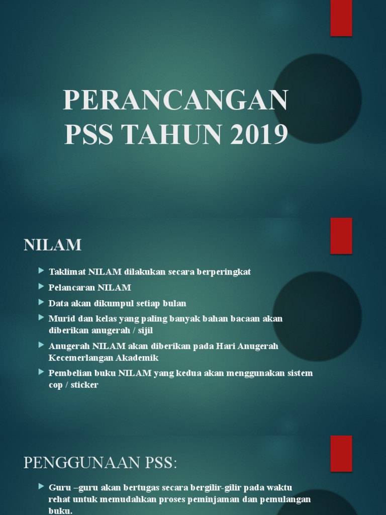 Perancangan Pss Tahun 2019 Pdf