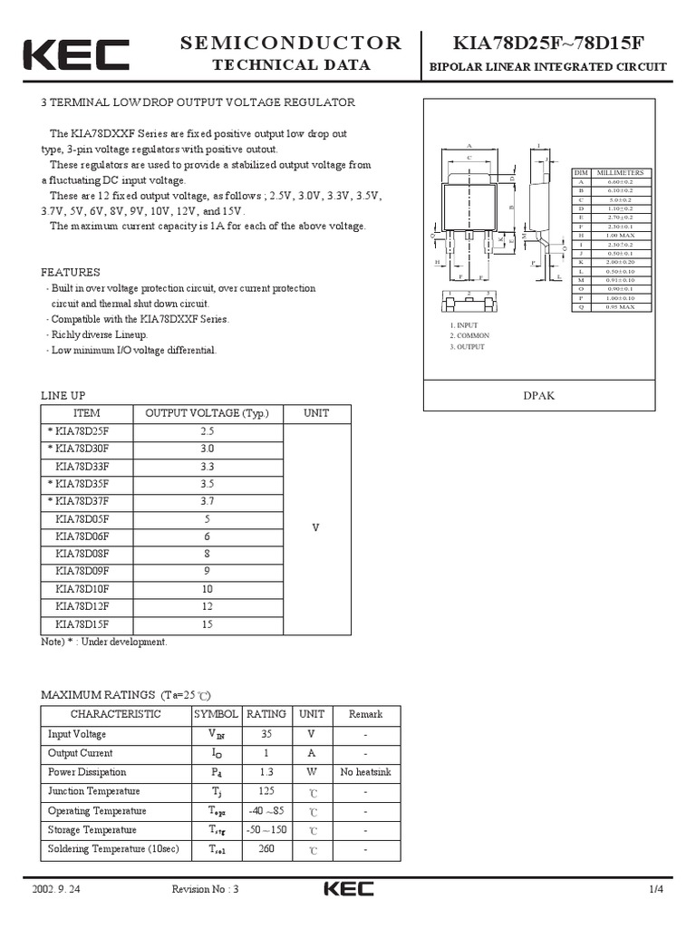 78d33 Datasheet | PDF | Electricity | Electrical Engineering
