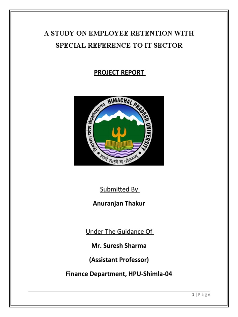 Employee Retention-MBA-HR Project | PDF | Likert Scale | Employee Retention