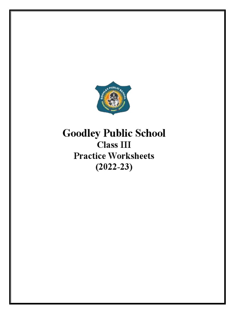 GPS Class Iii PT-1 Practice Worksheets | PDF