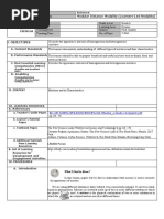 Lesson Plan About Types of Mixtures | PDF | Homogeneity And ...