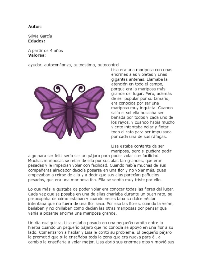 El Vuelo de La Mariposa Silvia Garcia | PDF | Aves