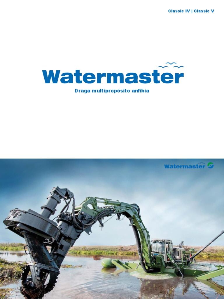 Draga Anfibia Watermaster Classic IV/V | PDF | Fundación profunda | Bomba