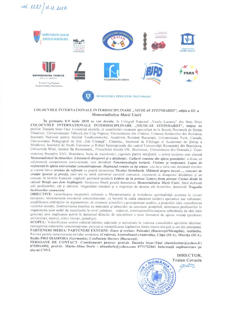 Colocviu Internațional | PDF