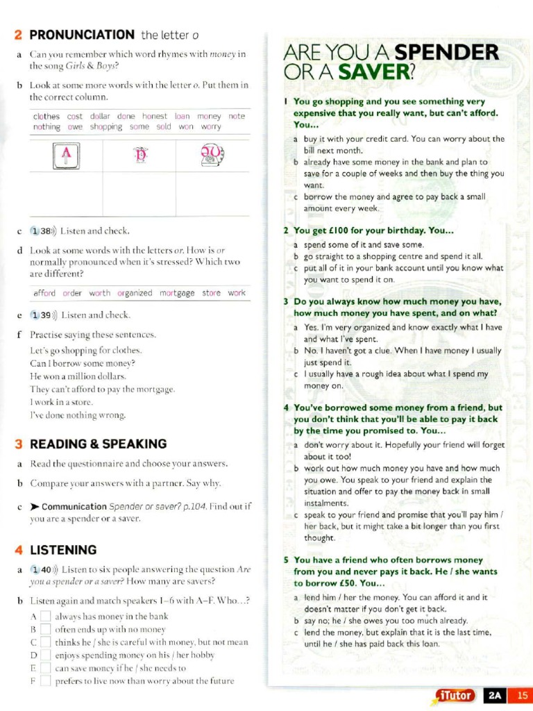 Pronunciation and Spending Habits Guide | PDF | Political Economy ...