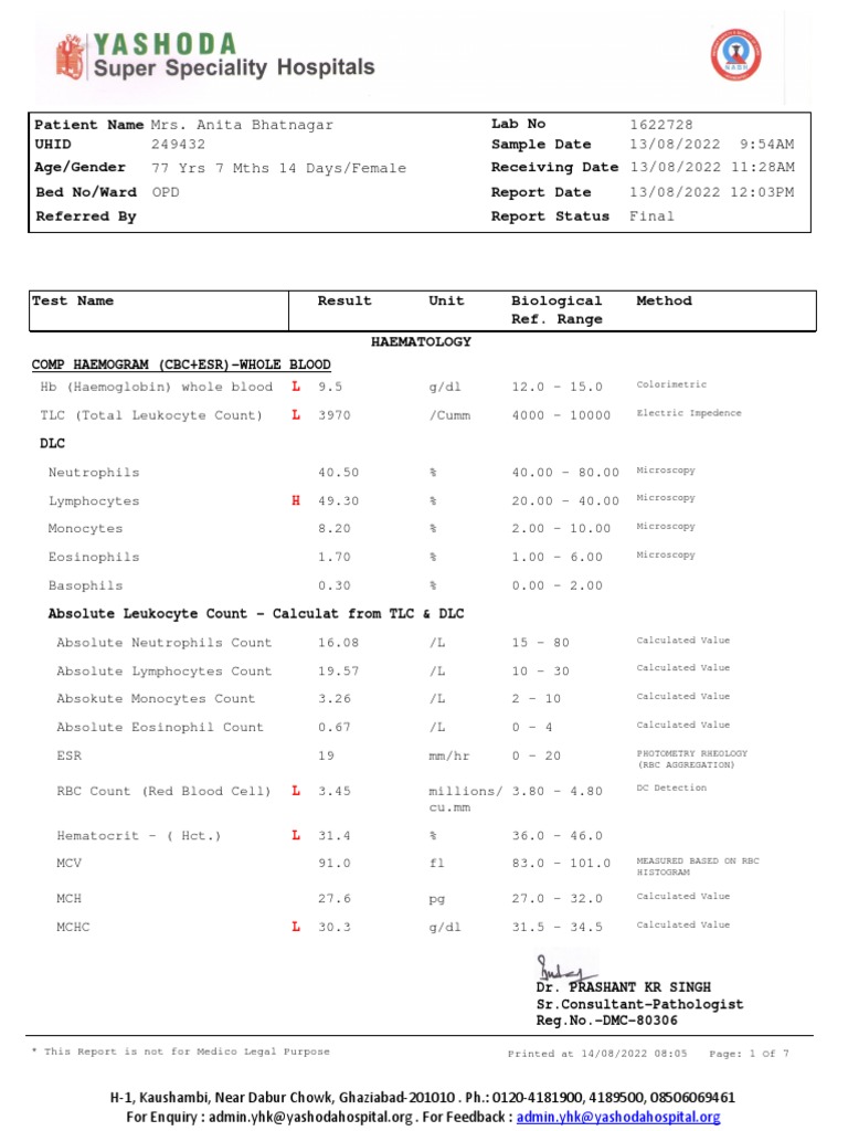 Lab Result | Download Free PDF | Cholesterol | High Density Lipoprotein