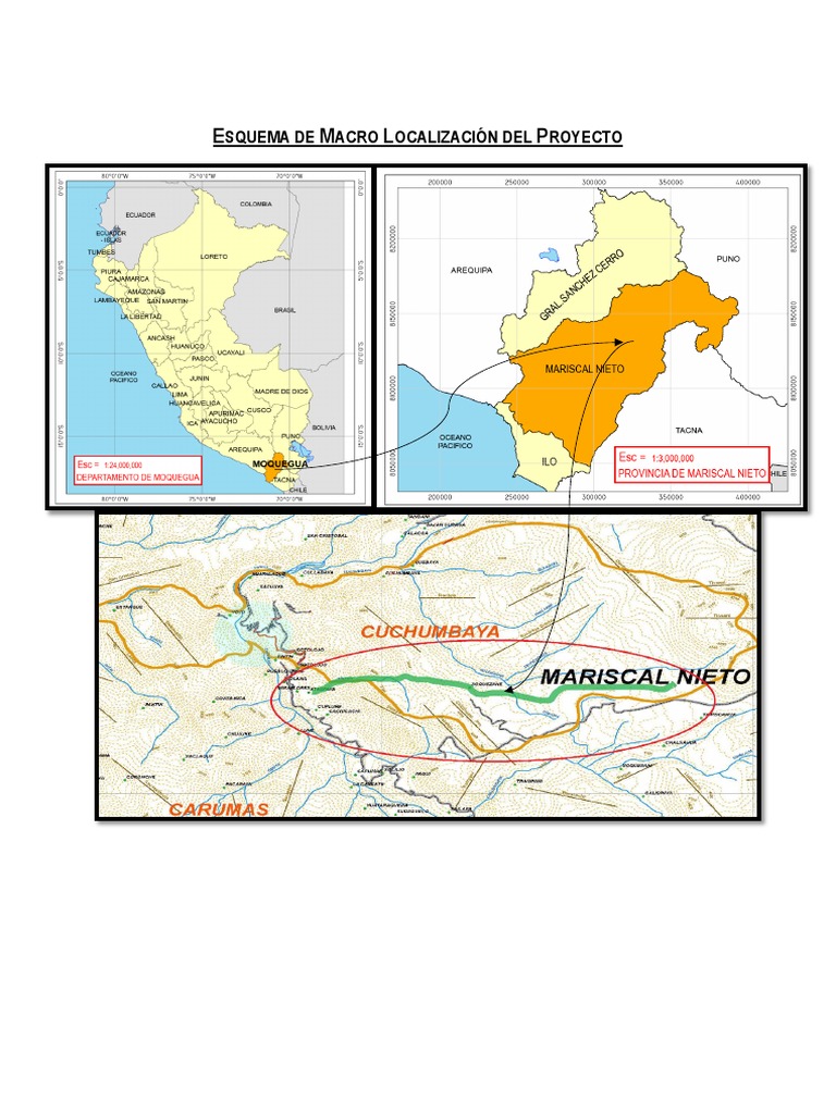 Esquema de Macro Localización Del Proyecto | PDF