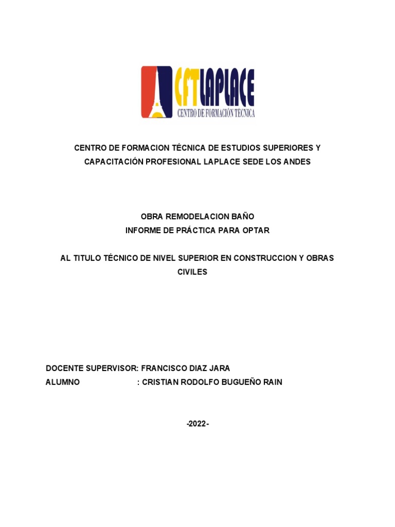 Informe Cris Final | PDF | Tornillo | Hormigón