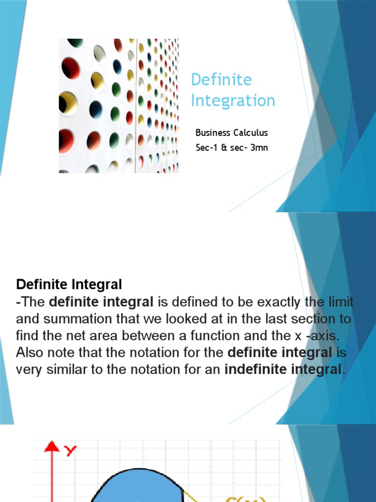 Definite Integration | PDF | Integral | Function (Mathematics)