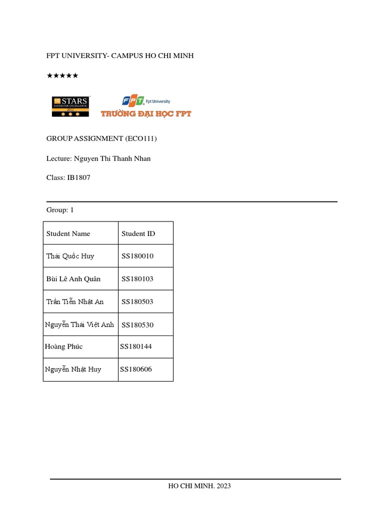 ECO121 Group Assignment Report Group 1 | PDF | Taxes | Economic Growth