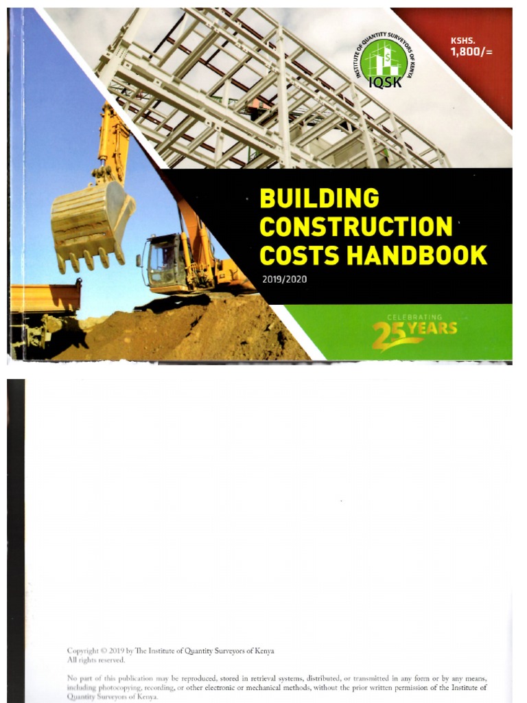 IQSK Building Construction Costs Handbook 2019-2020 | PDF