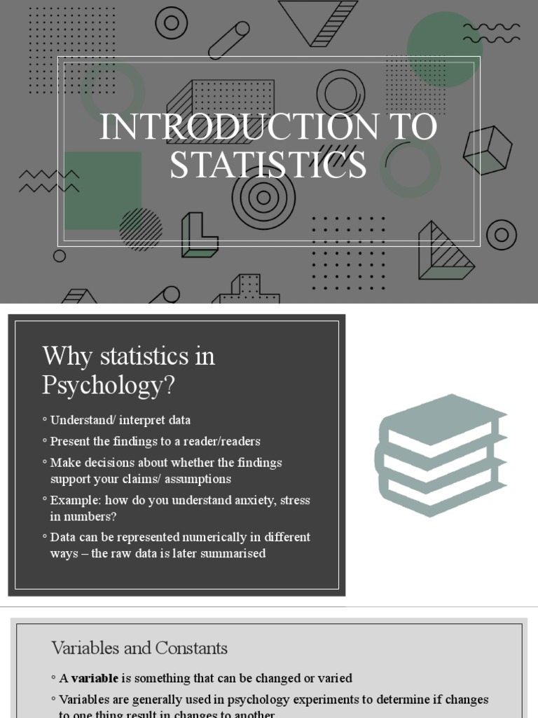 Introduction To Statistics Pdf Level Of Measurement Dependent And Independent Variables