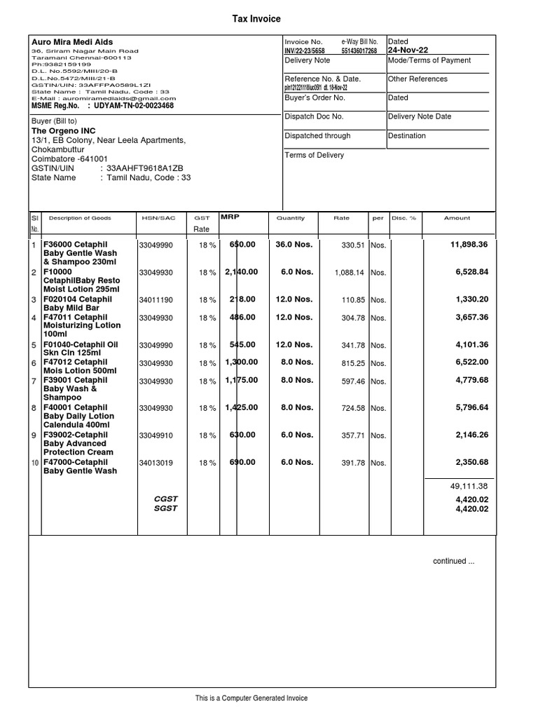 Tax Invoice | PDF | Invoice | Government Finances